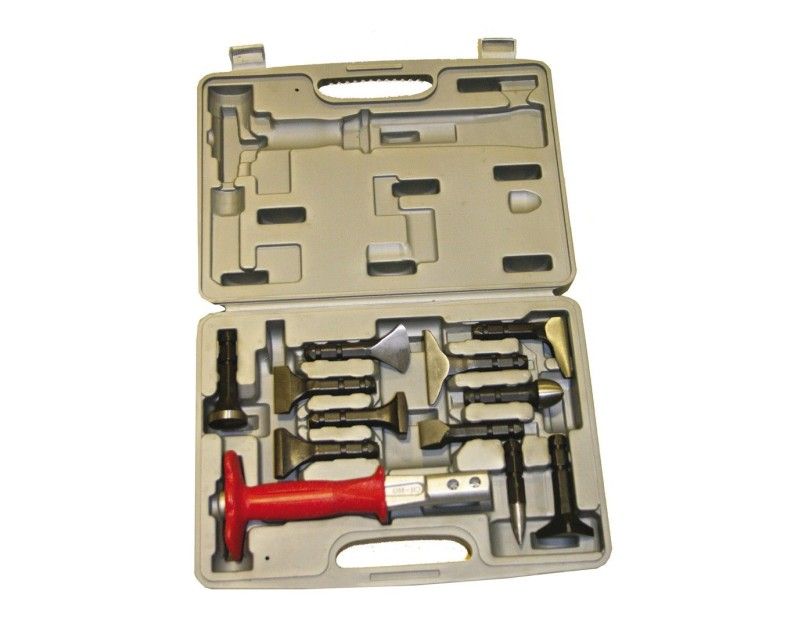 SET OF INTERCHANGEABLE COLD AND CHASER CHISELS